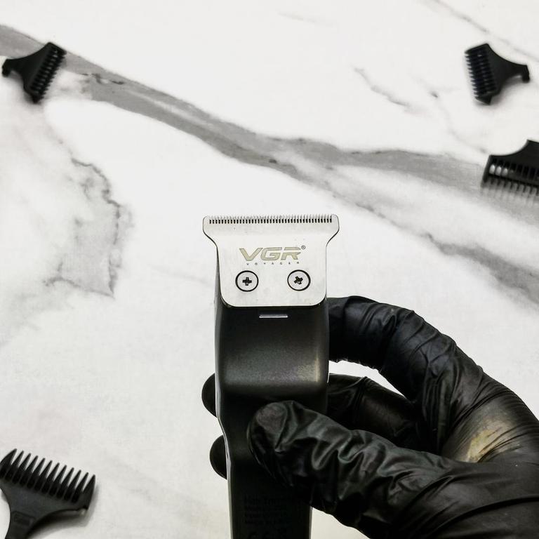 VGR V-290 Professional Hair Clipper | LED Display | Zero Gap T-Blade | 120min Backup | USB ...